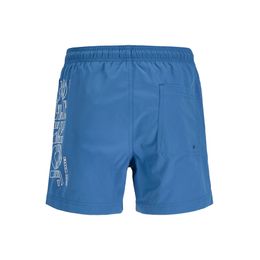 Jack & Jones Jack & Jones Junior Badeshorts'JPSTMAUI WAVE' Jungen Gr&ouml;&szlig;e 128 blau / wei&szlig;