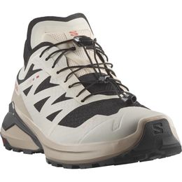 Laufschuh Salomon "XA META GORE-TEX W MIF", Damen, Gr. 40, schwarz, oxford tan, tender peach, Synthetik, Textil, Schuhe Laufschuh, wasserdicht