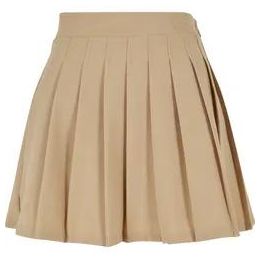 Jerseyrock Karl Kani "Karl Kani Damen KW231-058-1 KK Small Signature Tennis Skirt", Damen, Gr. XL, sand, 95% Baumwolle, 5% Elasthan, unifarben, normal, R&ouml;cke