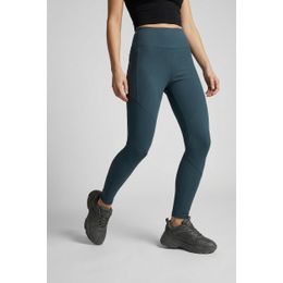 Trainingstights Only Play "ONPJANA HW TRAIN TIGHTS - NOOS", Damen, Gr. M, N-Gr, mediterranea, Jersey, Obermaterial: 75% Nylon, 25% Elasthan, unifarben, skinny fit kn&ouml;chellang, Hosen Trainingstights, mit praktischer Handytasche