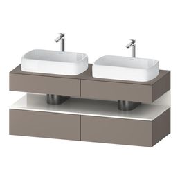 Duravit Waschtischunterschrank Qatego 140x55x60cm, w g/b m, Pl, Beck. beids. (QA4767022430000)