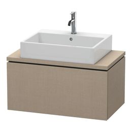 Duravit Waschtischunterschrank Compact L-Cube 82x47,7cm, leinen, f&uuml;r Konsole, 1 Auszug (LC580207575)