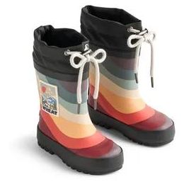 Stiefel Wheat "Wheat Rubber Boot Thermo Print", Damen, Gr. 26, rainbow, Schuhe Stiefel