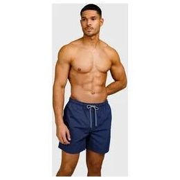 Badeshorts Brunotti "HESTER MEN SWIM SHORTS", Herren, Gr. XXL, N-Gr, indigo blau, Obermaterial: 100% Polyester. Futter: 100% Polyester, Badehosen Badeshorts, mit Taschen, sportliche Schnittform, schnelltrocknendes Material