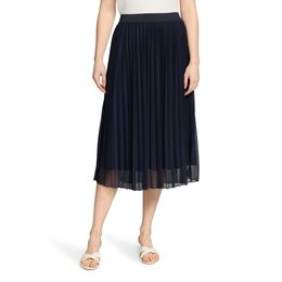 Maxirock Betty Barclay "Damen mit Gummizug", Damen, Gr. 44, dunkelblau, Obermaterial: 95% Polyester, 5% Elasthan; Futter: 100% Polyester, figurumspielend lang, R&ouml;cke Maxirock