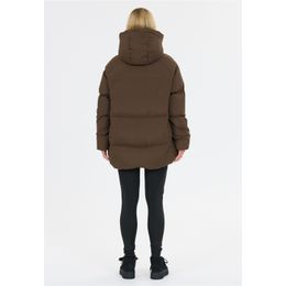 SOS Damen Outdoorjacke "Lyell", braun, Gr. L, unifarben, 100% Polyester, Jacken, mit wasserabweisender Membran