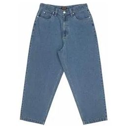Straight-Jeans Santa Cruz "BIG PANTS", Herren, Gr. 32, N-Gr, mid blau, Obermaterial: 94% Baumwolle, 6% Polyester, Jeans Straight-Jeans, aus Baumwolle und Polyester, pflegeleicht, robustes Material