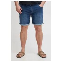 Jeansshorts Blend "BHJoel Big & Tall", Herren, Gr. 6XL, US-Gr&ouml;&szlig;en, medium blau denim, Web, 98% Baumwolle, 2% Elasthan, unifarben, regular fit kurz, Jeans Jeansshorts, Stilvolle 5-Pocket-Jeansshorts in gro&szlig;en Gr&ouml;&szlig;en