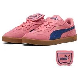 Sneaker Puma "CLUB AZURA SD", Herren, Gr. 41, wild pink, blau jewel, Leder, unifarben, Schuhe Sneaker, f&uuml;r sportlichen Look im Alltag, mit Leder-Obermaterial