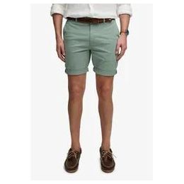 Chinoshorts Superdry "PREMIUM REGULAR CHINO SHORT", Herren, Gr. 38, N-Gr, sage gr&uuml;n, Web, Obermaterial: 98% Baumwolle, 2% Elasthan, unifarben, relaxed fit knielang, Hosen Chinoshorts