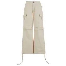 Cargohose 2Y STUDIOS "2Y Studios 2Y Nova 2 Pocket Cargo", Damen, Gr. 30, Normalgr&ouml;&szlig;en, beige, 100% Baumwolle, unifarben, normal, Hosen Cargohose