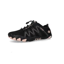 Damen Barfu&szlig;schuh, Dockers by Gerli, Gr. 36, schwarz, Synthetik, Textil, Schuhe, Sneaker, Slipper, Freizeitschuh mit bequemen Vorfu&szlig;bereich