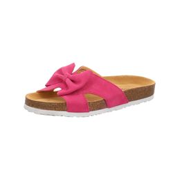 Think! THINK Damen Pantolette "Think Pantoletten Leder", Gr. 38, pink, Leder, Schuhe