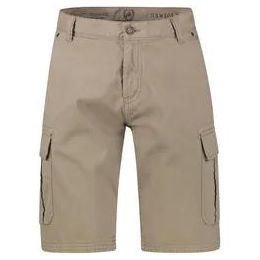 Cargoshorts Lerros "Cargo Bermuda aus robuster Baumwolle", Herren, Gr. 30, medium kitt, 100% Baumwolle, Hosen