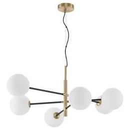 NOVA LUCE H&auml;ngeleuchten "VITTA", gold (goldfarben), 6, &Oslash; 103cm H: 136cm, 1 Stk., Leuchten, Ohne Beleuchtung