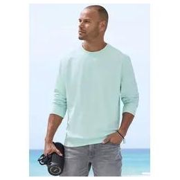 Langarmshirt John Devin, Damen, Gr. S (44/46), mint, Jersey, Obermaterial: 60% Baumwolle, 40% Polyester, unifarben, regular fit, Rundhals, Rippb&uuml;ndchen, Shirts Langarmshirt, in Struktur-Qualit&auml;t und in modischen Farben