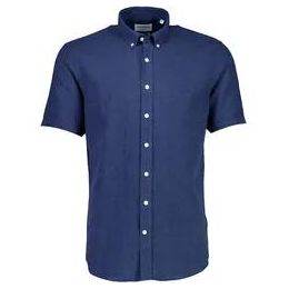 Leinenhemd LINDBERGH "Leinenhemd Relaxed Fit", Herren, Gr. XXL, Normalgr&ouml;&szlig;en, blau (navy), Obermaterial: 55% Leinen, 45% Baumwolle, Hemden