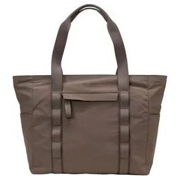 Marc O'Polo Shopper "Lica", Damen, Gr. B/H/T: 37cm x 58cm x 18cm, taupe, Polyamid, MARC O'POLO ACCESSORIES, unifarben, Taschen Shopper, Einkaufstasche, Schultertasche mit abnehmbarem Schulterriemen