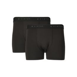 Boxershorts Virtus "Ontel V2", Damen, Gr. XXL, 2 Stk., schwarz, 95% Polyamid, 5% Elasthan, unifarben, Unterhosen, atmungsaktiv