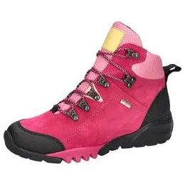 Waldl&auml;ufer Trekkingschuh WALDL&Auml;UFER "H-AMIATA", Damen, Gr. 7,5 (41), magenta, ros&eacute;, schwarz, Gummi, Textil, Veloursleder, Schuhe Trekkingschuh, Outdoorschuh, Wanderschuh, Schn&uuml;rboots, Schuhweite H (= sehr weit)