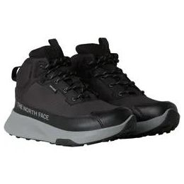 Wanderschuh The North Face "Y FASTPACK II MID WP", Kinder, Gr. 38, tnf schwarz, concrete, Textil, Schuhe Wanderschuh