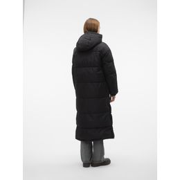 V&eacute;ro Moda VERO MODA Damen Steppmantel "VMKLEA LONG COAT NOOS", schwarz, Gr. M, unifarben, Steppware, Obermaterial: 100% Polyester, M&auml;ntel, Steppqualit&auml;t,