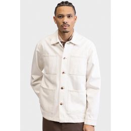 REDEFINED REBEL EST. 2013 REDEFINED REBEL Herren Funktionsjacke "Redefined Rebel Jacket RRThompson Jacket BOXY FIT", wei&szlig;, Gr. XL, Web, 100% Cotton, Jacken