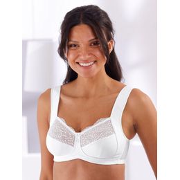 MMTC Damen Entlastungs-BH, Gr. 100, wei&szlig;, 93% Polyamid, 7% Elasthan, BHs