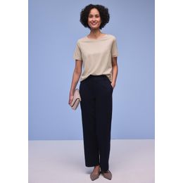Street One Damen T-Shirtclay sand, Gr. 46, unifarben, Web, 50% Baumwolle, 50% Modal, Shirts, in Unifarbe