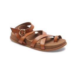 Sandale Roxy "Ahri", Damen, Gr. 8(38), braun (tan), Obermaterial:Obermaterial: 100% synthetisches PU, Futter: 100% synthetisches PU, Au&szlig;ensohle: 100% TPR;, Schuhe Sandale