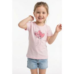 Blue Seven M&auml;dchen T-Shirtmultipack 3, Gr. 122, bedruckt, Single Jersey, Obermaterial: 100% Baumwolle, Shirts