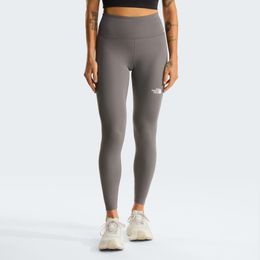 Funktionstights The North Face "W FLEX 25IN TIGHT", Damen, Gr. XL, N-Gr, smoked pearl, Obermaterial: 77% Polyester, 23% Elasthan, Hosen, mit FlashDry&trade; Technologie, konturierter Mesh-Bund, sportlicher Stil