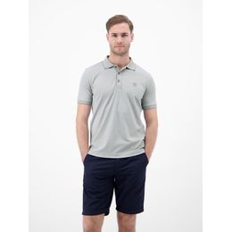 Poloshirt Lerros "Unifarbenes Poloshirt in Piqu&eacute;-Qualit&auml;t", Herren, Gr. L, storm grau, 52% Baumwolle, 48% Polyester, ohne Ausschnitt, Shirts Poloshirt, Herren Polo Kurzarm, Kragen mit Knopfleiste, Pflegeleicht, Einfarbig