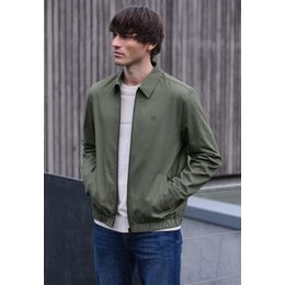 Street One MEN Herren Blousonnatural gr&uuml;n, Gr. M, unifarben, Web, Obermaterial: 98% Baumwolle, 2% Elasthan; Futter: 100% Baumwolle, Jacken, mit Zipper