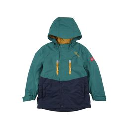 Trollkids Jacke 'Nusfjord' Jungen Gr&ouml;&szlig;e 98 navy / cyanblau / dunkelgelb / rot