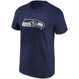 Fanatics Damen T-Shirt "Fanatics T-Shirt Seattle Seahawks Primary Logo Graphic", blau, Gr. S, 100% Baumwolle, Shirts
