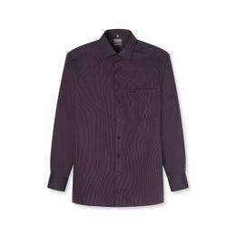 OLYMP Herren Businesshemd "OLYMP Luxor, comfort fit, New Kent"mauve, Gr. 43, 100% Baumwolle, Hemden