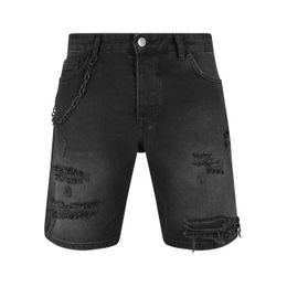 Shorts 2Y STUDIOS "2Y Studios Herren 2Y Jeans Shorts", Herren, Gr. 30, Normalgr&ouml;&szlig;en, schwarz, 97% Baumwolle, 3% Elasthan, unifarben, relaxed fit, Hosen Shorts