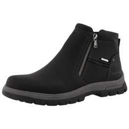 Winterboots Romika, Herren, Gr. 46, schwarz, Lederimitat, Schuhe Winterboots, Stiefelette, Komfortschuh mit Rei&szlig;verschluss