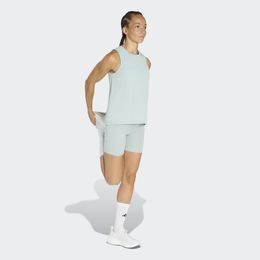 adidas Performance Sporttop 'Ess' Damen Gr&ouml;&szlig;e XS pastellblau / wei&szlig;