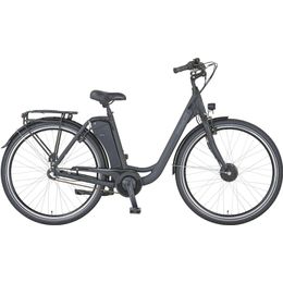 E-Bike Prophete "Geniesser 1.0" Gr. 49, schwarz, schwarz, Elektrofahrr&auml;der, 49cm, 28 Zoll (71,12cm), Pedelec, Elektrofahrrad f&uuml;r Damen u. Herren