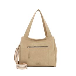 Shopper SURI FREY "Shopper SFY Christy", Damen, Gr. B/H/T: 35cm x 30cm x 12cm 0, beige (sand 420), Polyurethan, Taschen Shopper