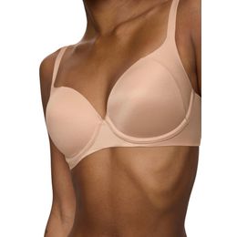 Triumph Damen B&uuml;gel-BH "Body Make-up Soft Touch WP EX", Gr. 85, beige, Microtouch, Obermaterial: 57% Polyamid, 29% Elasthan, 14% Polyester, Basic,