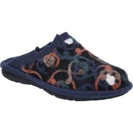 Hausschuh Josef Seibel "Lille 07, jeans-multi", Damen, Gr. 42, blau (jeans, multi), Obermaterial: 100% Textilmaterial TEXMAT., Schuhe Hausschuh