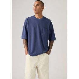 Levi's LEVI'S Herren T-Shirt "Workwear Tee", blau, Gr. XS, Jersey, Obermaterial: 100% Baumwolle, Shirts, mit aufgesetzter Tasche