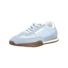 Marc O'Polo Sneaker MARC O'POLO "Marc O'Polo Sneaker Veloursleder/Mesh", Herren, Gr. 38, hellblau, Textil, Veloursleder, Schuhe Sneaker