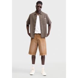 REDEFINED REBEL EST. 2013 Shorts REDEFINED REBEL "Redefined Rebel Shorts RRKingston Shorts Destroy BAGGY FIT", Herren, Gr. L, Normalgr&ouml;&szlig;en, braun, Web, 100% Baumwolle, Hosen Shorts
