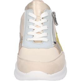 Waldl&auml;ufer Waldl&auml;ufer Sneaker Damen Gr&ouml;&szlig;e 41 beige / hellblau / hellbraun / gelb