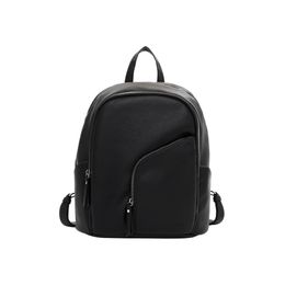 Emily & Noah Rucksack EMILY & NOAH "Rucksack E&N Tours RUE 09", Herren, Gr. B/H/T: 28cm x 32cm x 13,5cm, schwarz (schwarz 100), Obermaterial: 70% PVC PVC. 30% Polyurethan PU., Rucks&auml;cke Rucksack