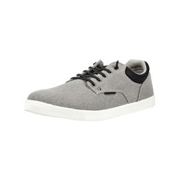 Sneaker Bullboxer "Bullboxer Sneaker Lederimitat/Textil", Herren, Gr. 41, grau, Lederimitat, Textil, Schuhe Sneaker